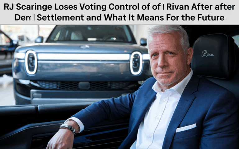 RJ Scaringe Loses Voting Control of Rivian After Divorce Settlement and ...