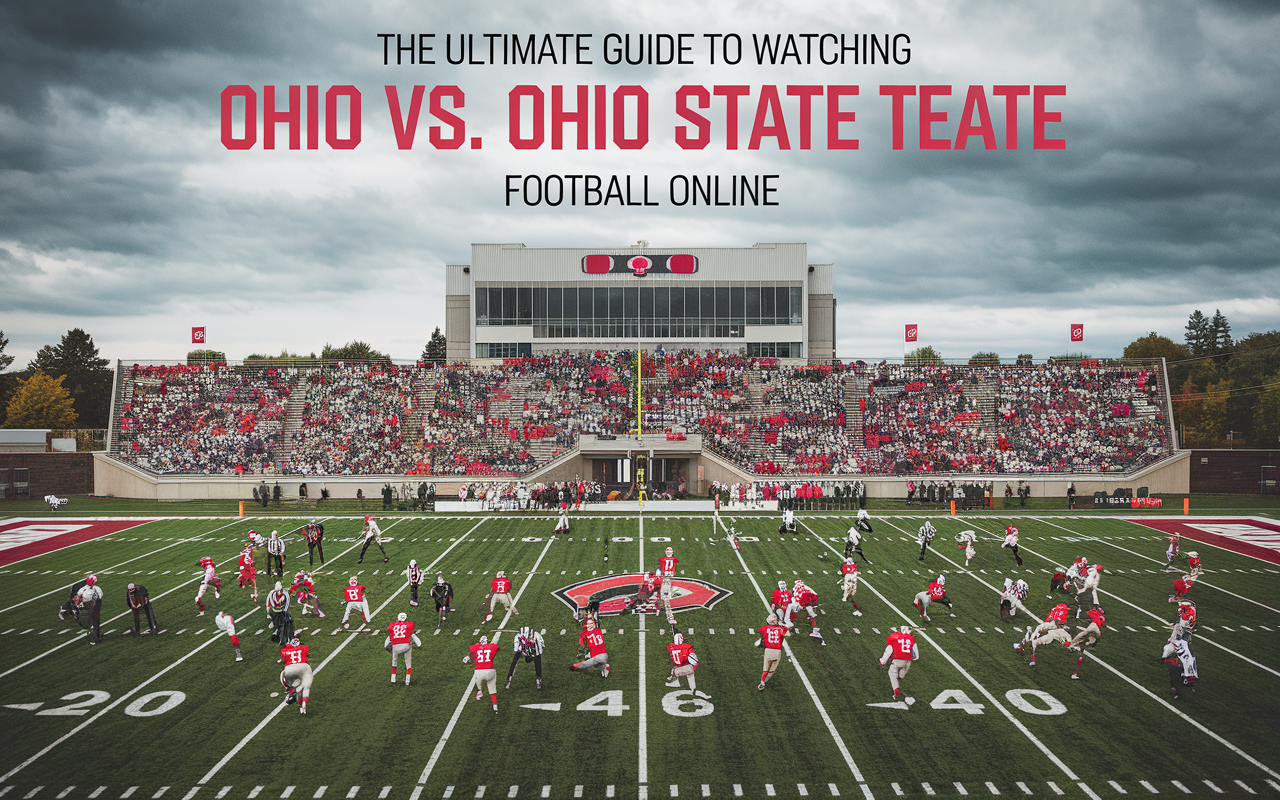 The Ultimate Guide to Watching Ohio vs. Ohio State Football Online ...